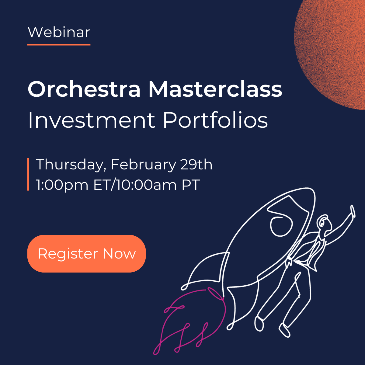 Orchestra Masterclass: Investment Portfolio | Planisware